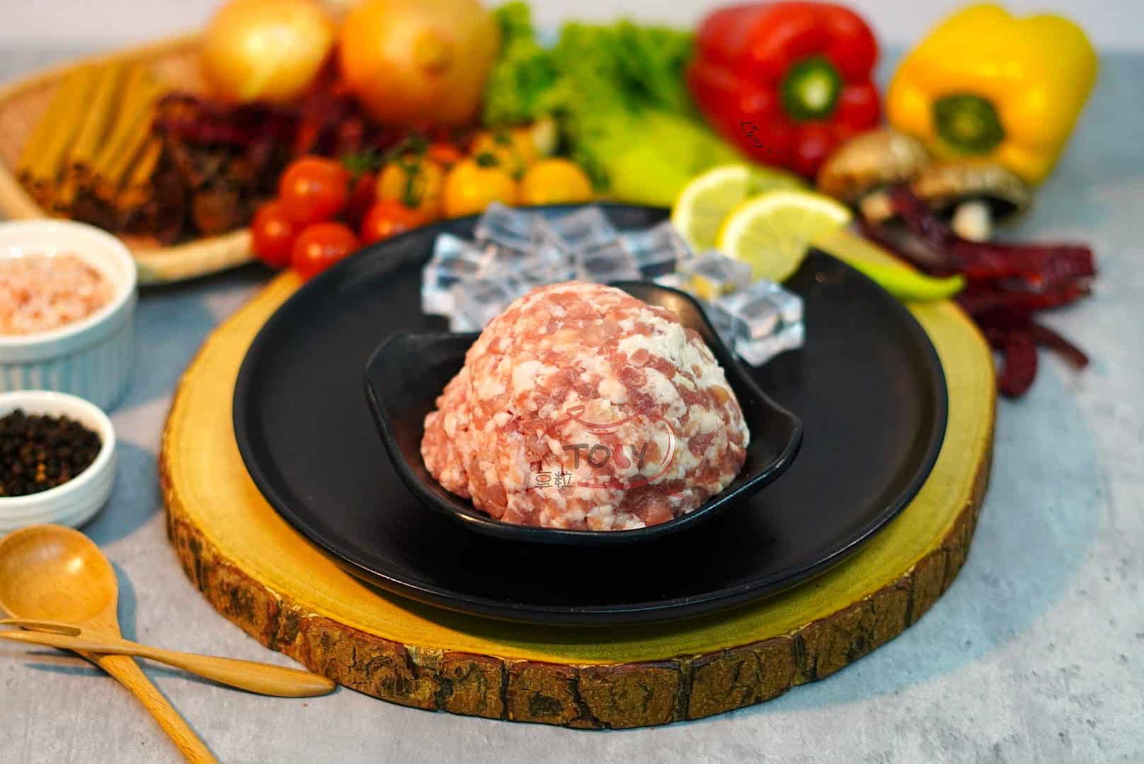新鲜猪肉碎 Fresh Minced Pork 500gm - Toly Food
